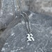 Men Initial Necklace Stainless Steel Waterproof - Etsy