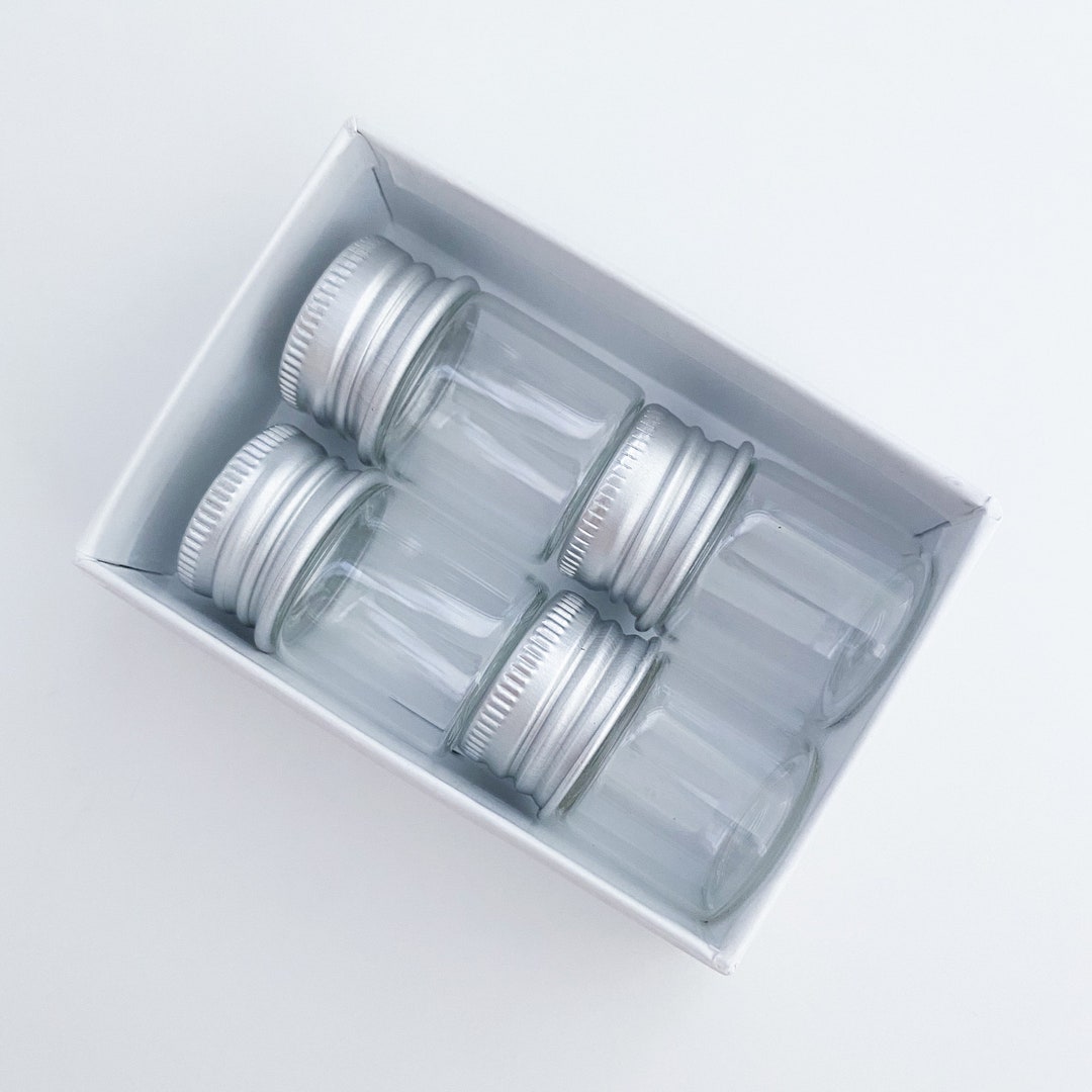 Mini Glass Jar Set - Etsy