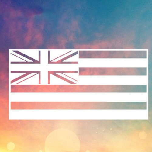 Hawaii State Flag Decal Hawaiian Sticker Vinyl Decal Hawaii | Etsy