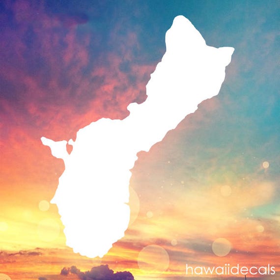 Guam Sticker Island of Guam Sticker Vinyl Decal Sticker Guam - Etsy