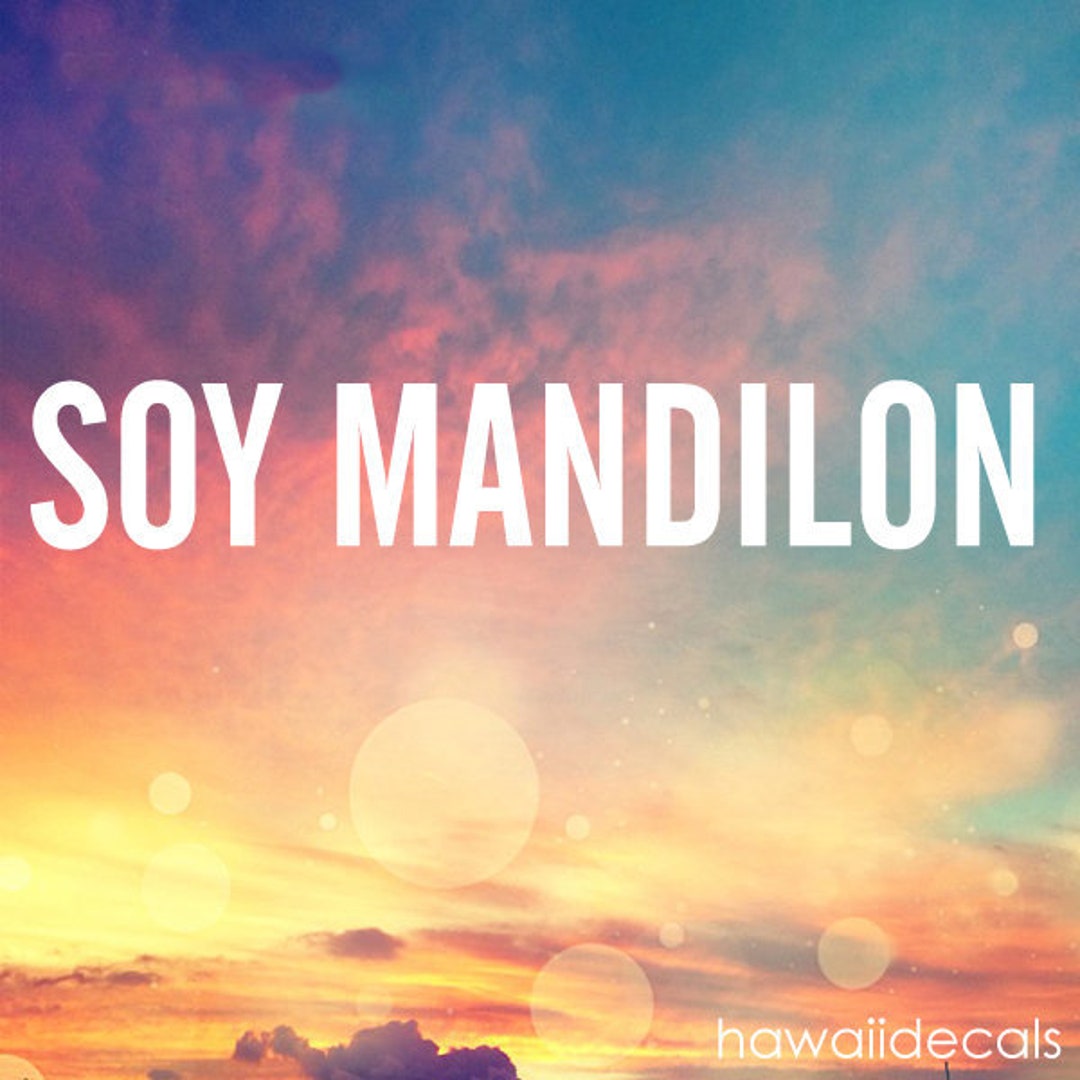 Soy Mandilon Sticker Mandilon Decal Funny Vinyl Decal - Etsy