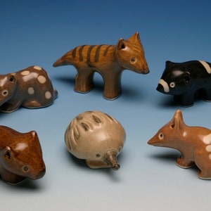Tasmanian, Australian Wombat. Ceramic Sculpture, Original Design ...