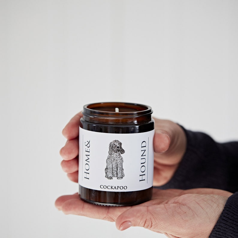 Cockapoo Candle Dog Memory Candle Cockapoo Gift - Etsy UK