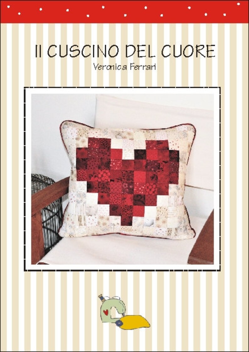 Pdf Sewing Pattern PIXEL HEART PILLOW Pillow Sewing Pattern, Heart ...