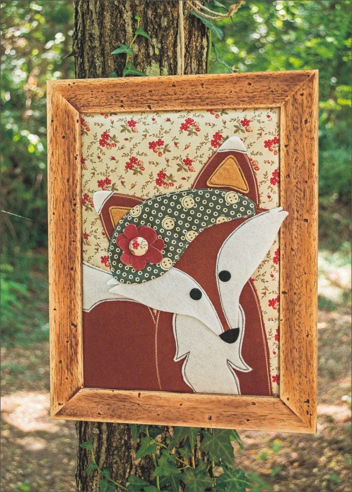 Pdf Sewing Pattern FABRIC Framework-stuffed Sewing Pattern, Bear and Fox Framework Pattern, Fall ...