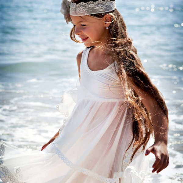 Beach Flower Girl Dress - Etsy