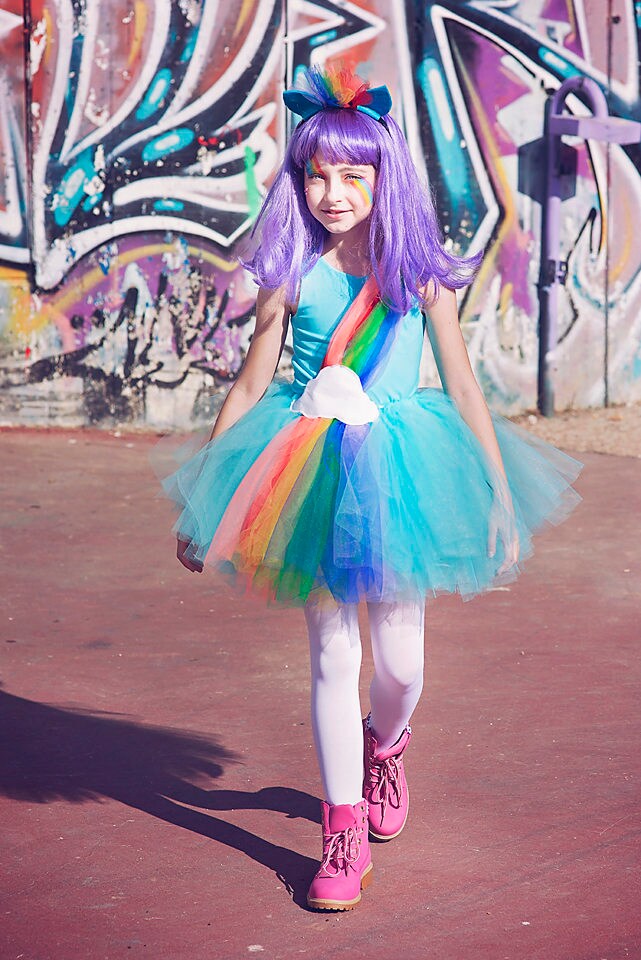 Rainbow Ballerina Costume
