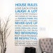 HOUSE RULES Decor Decal for the Perfect Family and Home 75cm X 150cm ...