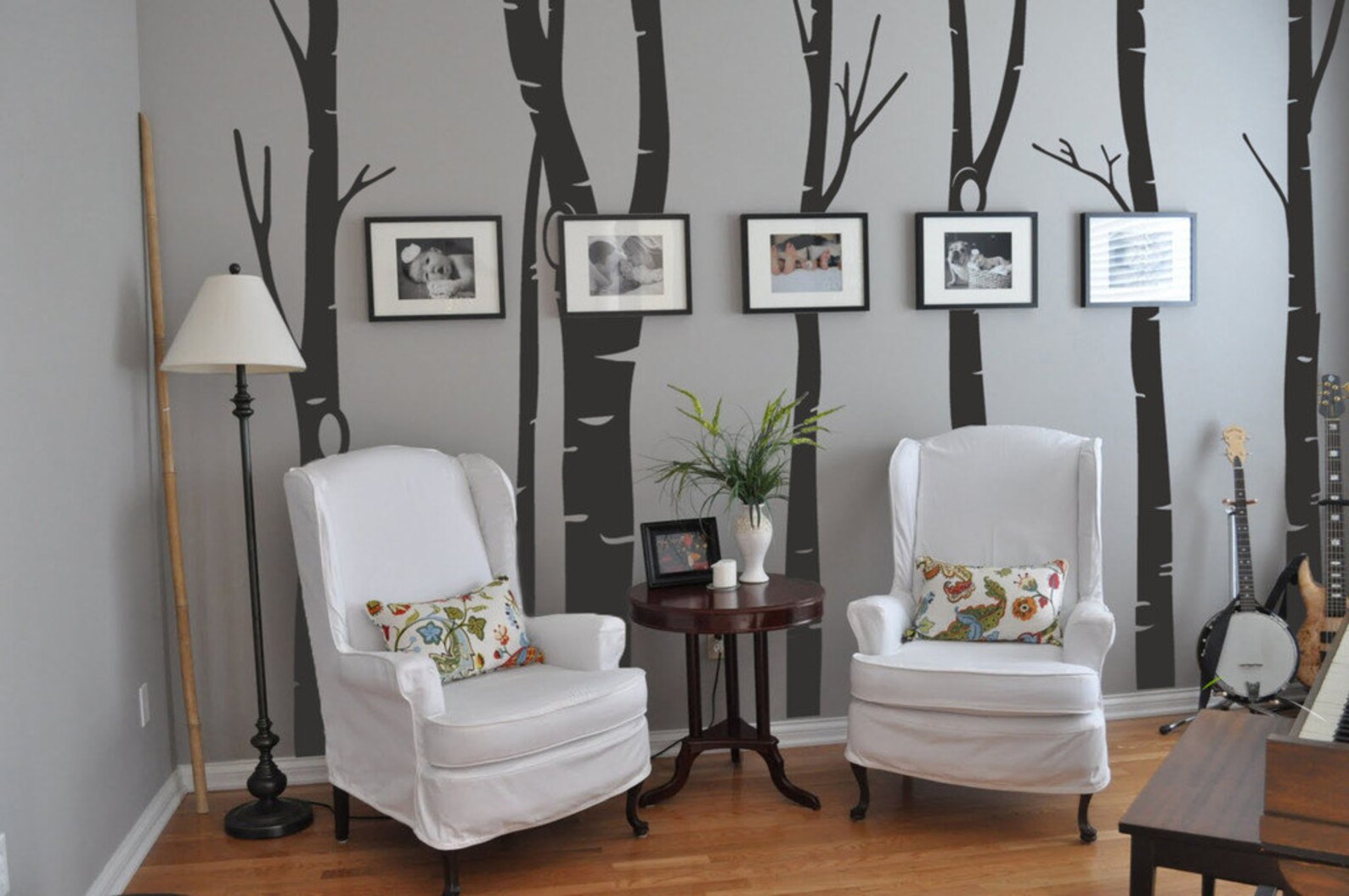 Birch TREE FOREST Vinyl WALL Sticker 350 X 240 Cm / 138 X 94 - Etsy