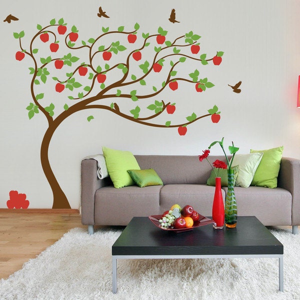 Apple Tree Decal - Etsy