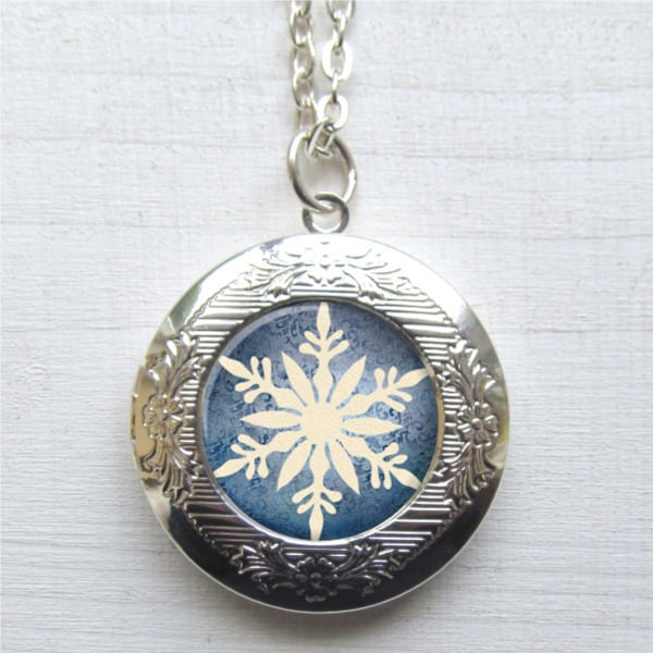 Snowflake Necklace - Etsy UK