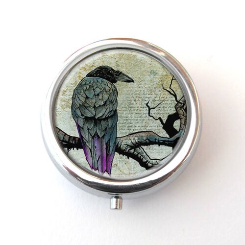 Rusty Metal Crow Fence Post Topper / Raven / Bird Art / Garden | Etsy