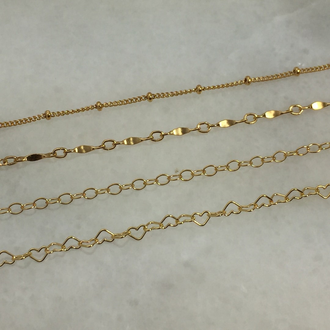 14K Gold Filled Chains Starter Package-permanent Jewelry Starter Kit ...
