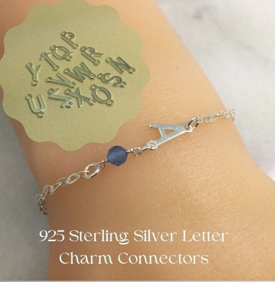 Initial Letter Connectors,permanent Jewelry Necklace Bracelet Charm ...