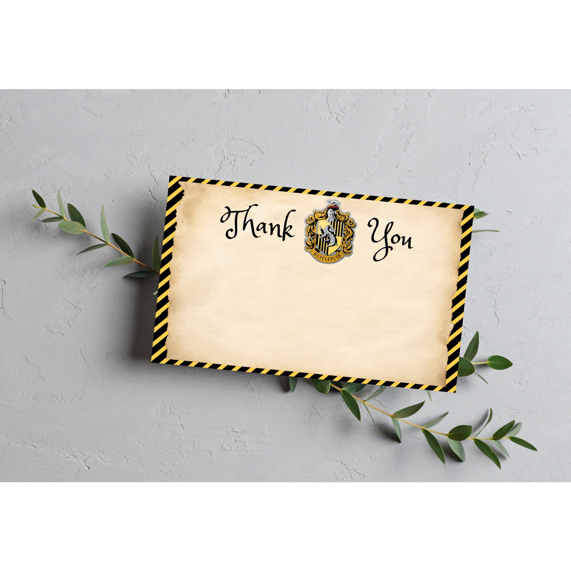 Hogwarts-harry Potter-hufflepuff-birthday Invitation-instant Download ...
