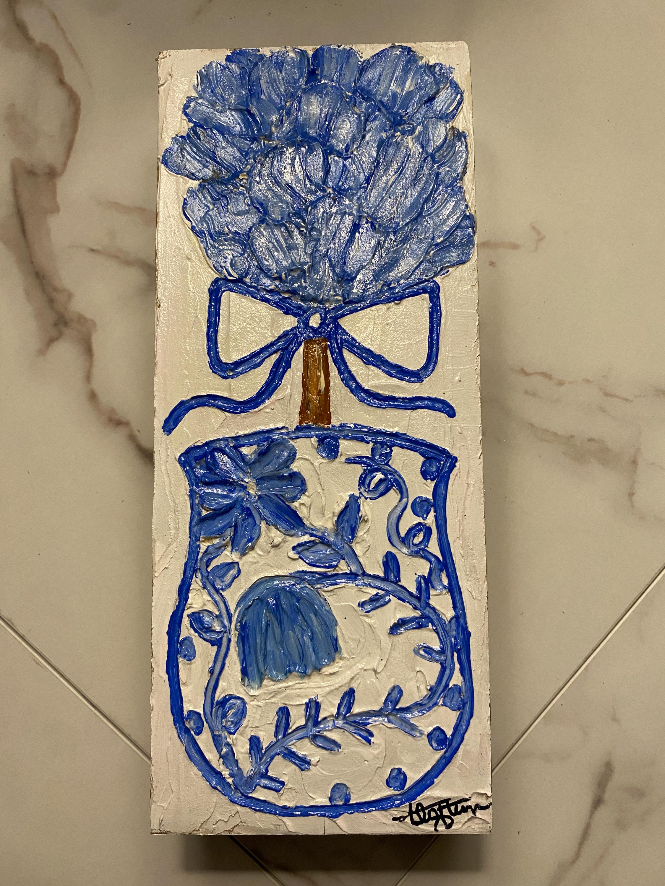 Coquette Topiary Wood Block - Etsy