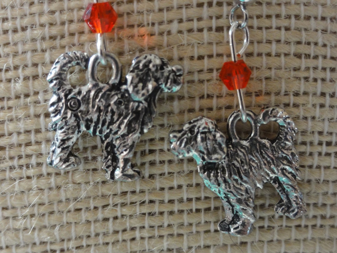 Goldendoodle/labradoodle/ Big Scruffy Dogs Earrings - Etsy