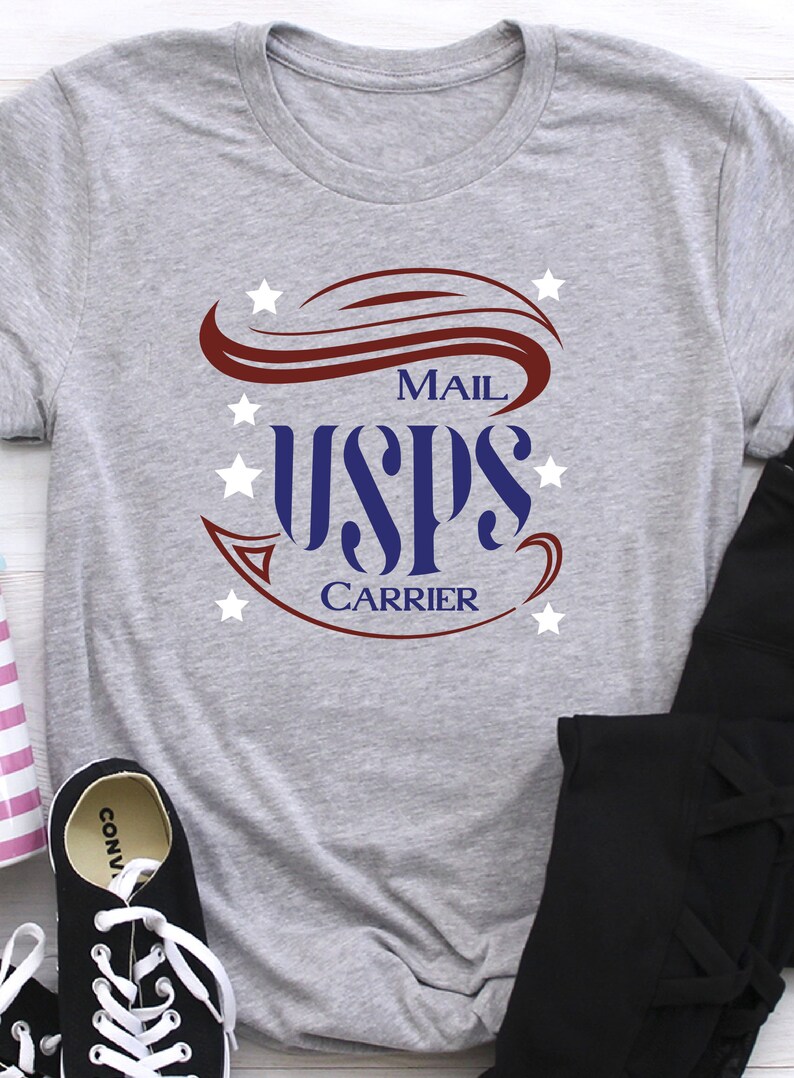 USPS SVG Rural Carrier SVG Red White and Blue Post - Etsy