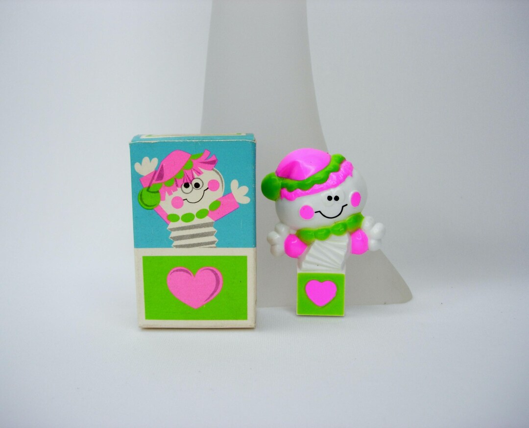 Vintage Avon 1976 Pin Pal Jack-in-the-box Fragrance Glace Plastic ...
