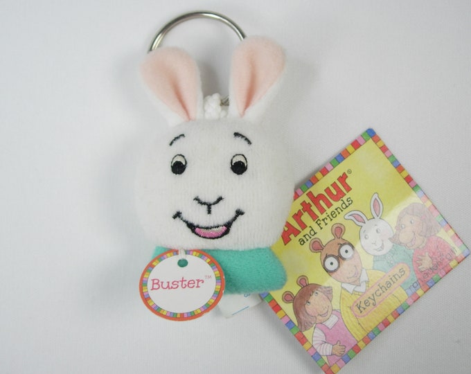 Buster From Arthur PBS Kids Show Plush Vintage Keychain 1998 New Old ...