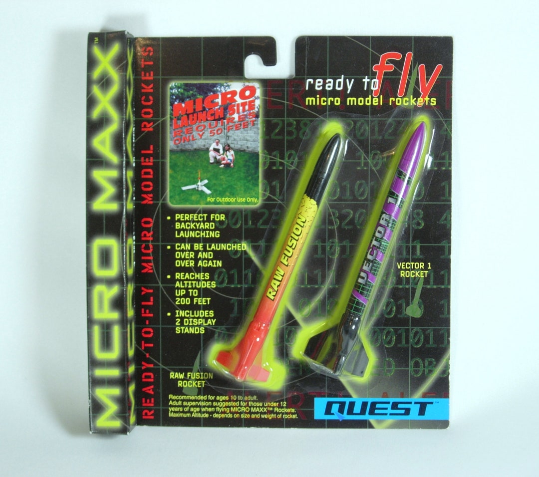 Micro Maxx Orange & Purple Raw Fusion and Vector 1 Miniature Model ...