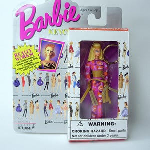 Vintage Barbie Keychain New in Package 1997 by Basic Fun Groovy Mod! - Etsy