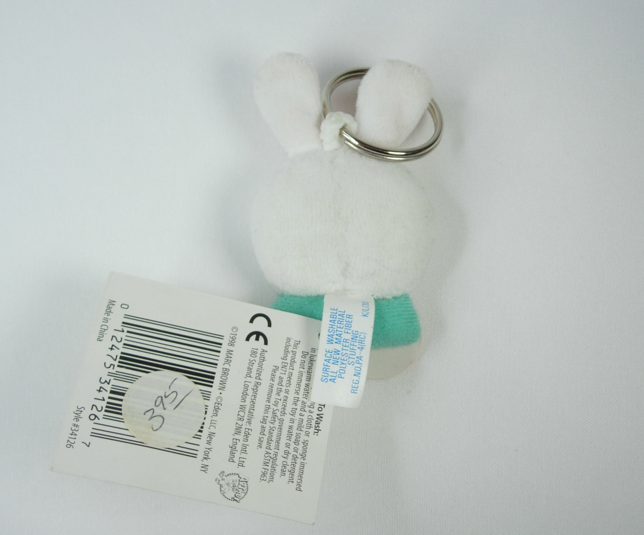 Buster From Arthur PBS Kids Show Plush Vintage Keychain 1998 - Etsy ...