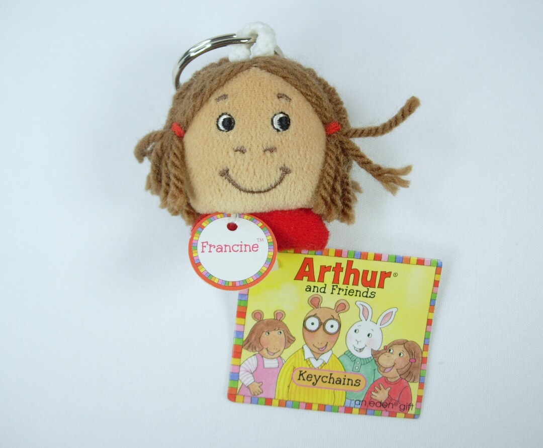 Francine From Arthur PBS Kids Show Plush Vintage Keychain 1998 - Etsy