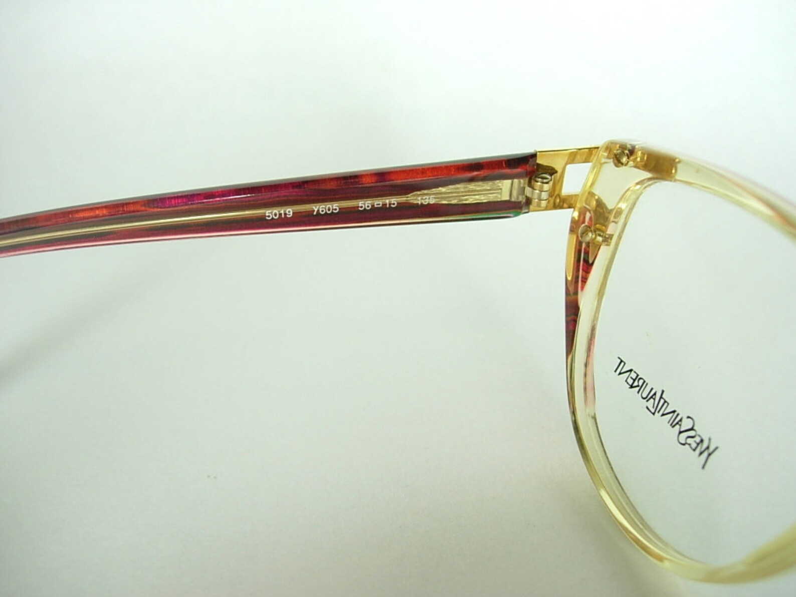 Yves Saint Laurent YSL Logo Oversized Lucite Eyeglass Frames | Etsy