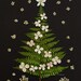 Pressed Fern Christmas Tree Framed Original Art - Etsy