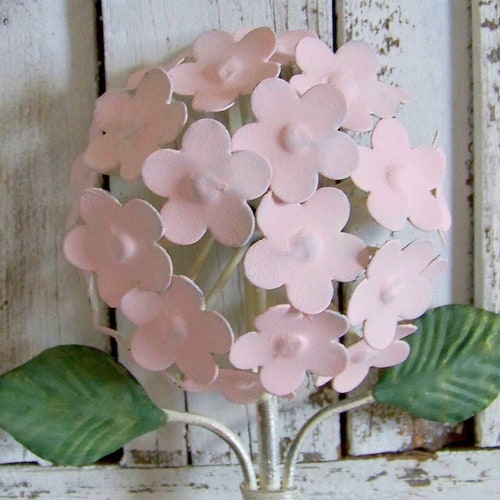 Metal Hydrangea Hook Hydrangea Hook Home Decor Hooks Shabby Etsy