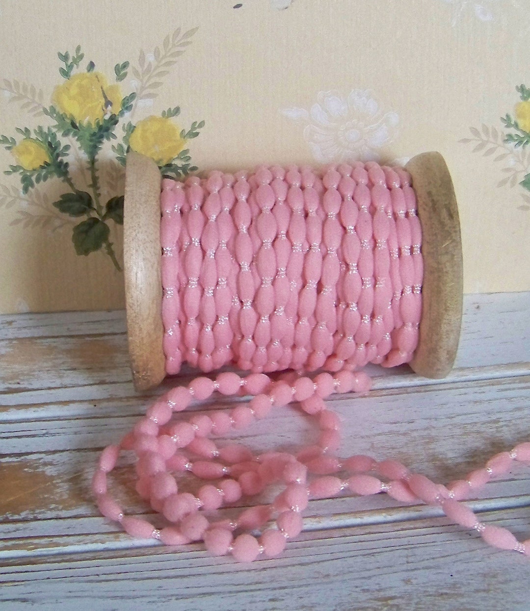 Pink Shabby Chic Ribbon - Etsy