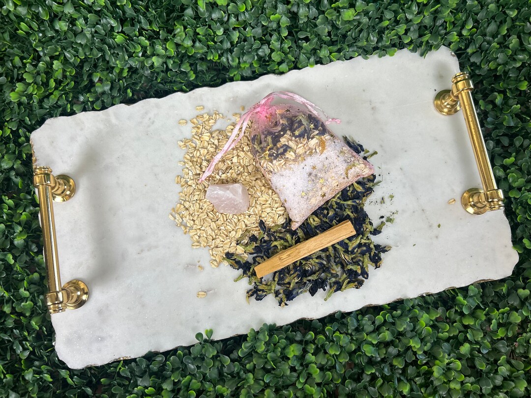 Blue Butterfly Pea Tea Bath Bag, Tea Soak, Bath Tea Soak, Ritual Soak ...