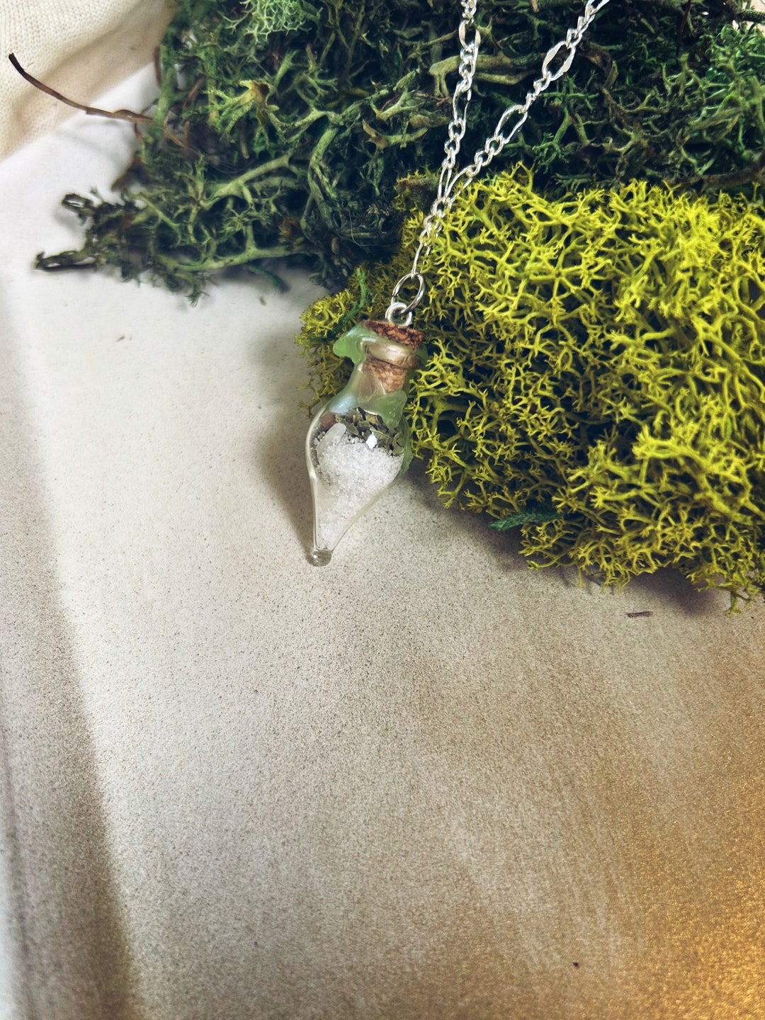 Good Luck Potion Spell Necklace and Deathly Earrings , Wizard Jewelry ...