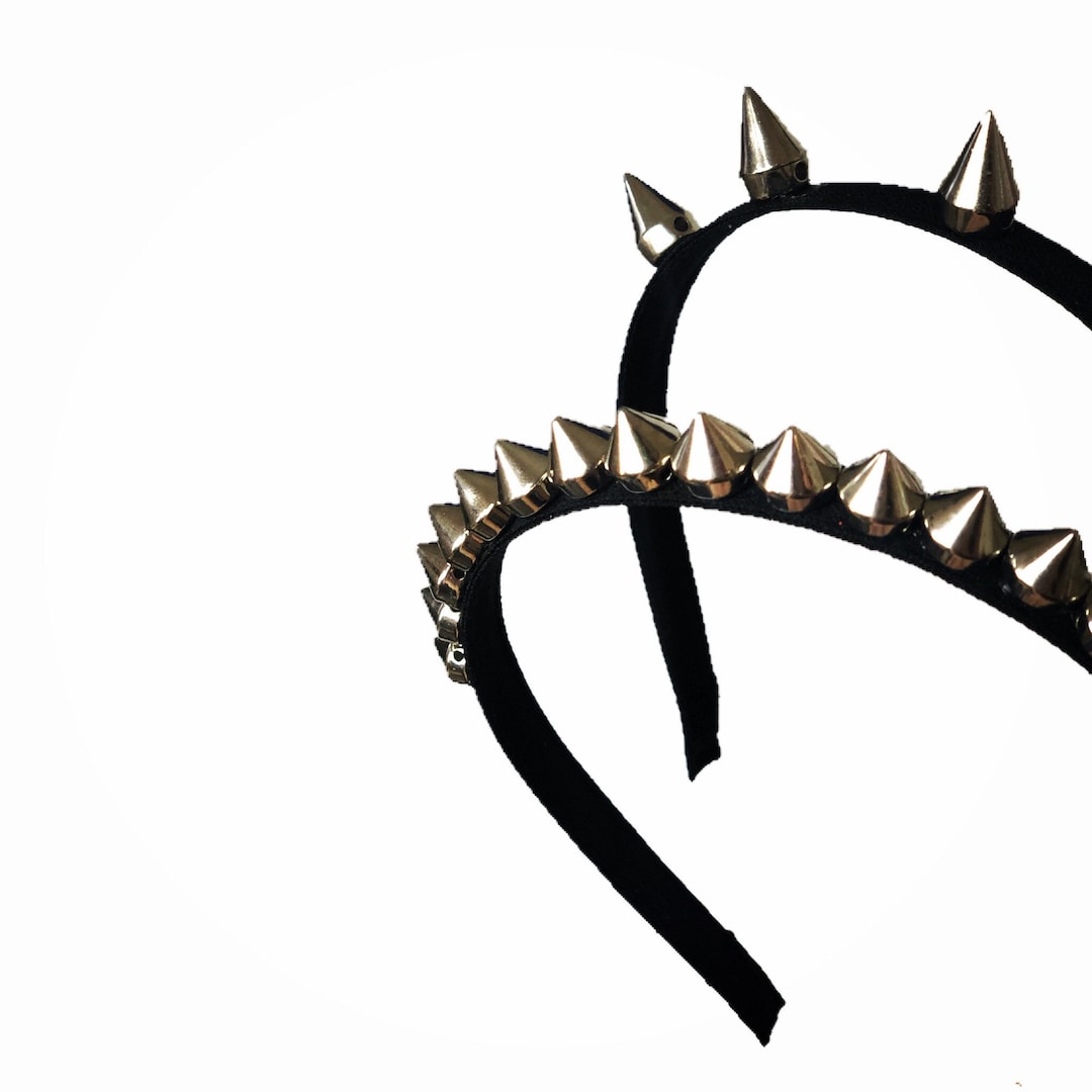 Spiked Headband, Spiked Accessories by Puffycheeks - Etsy