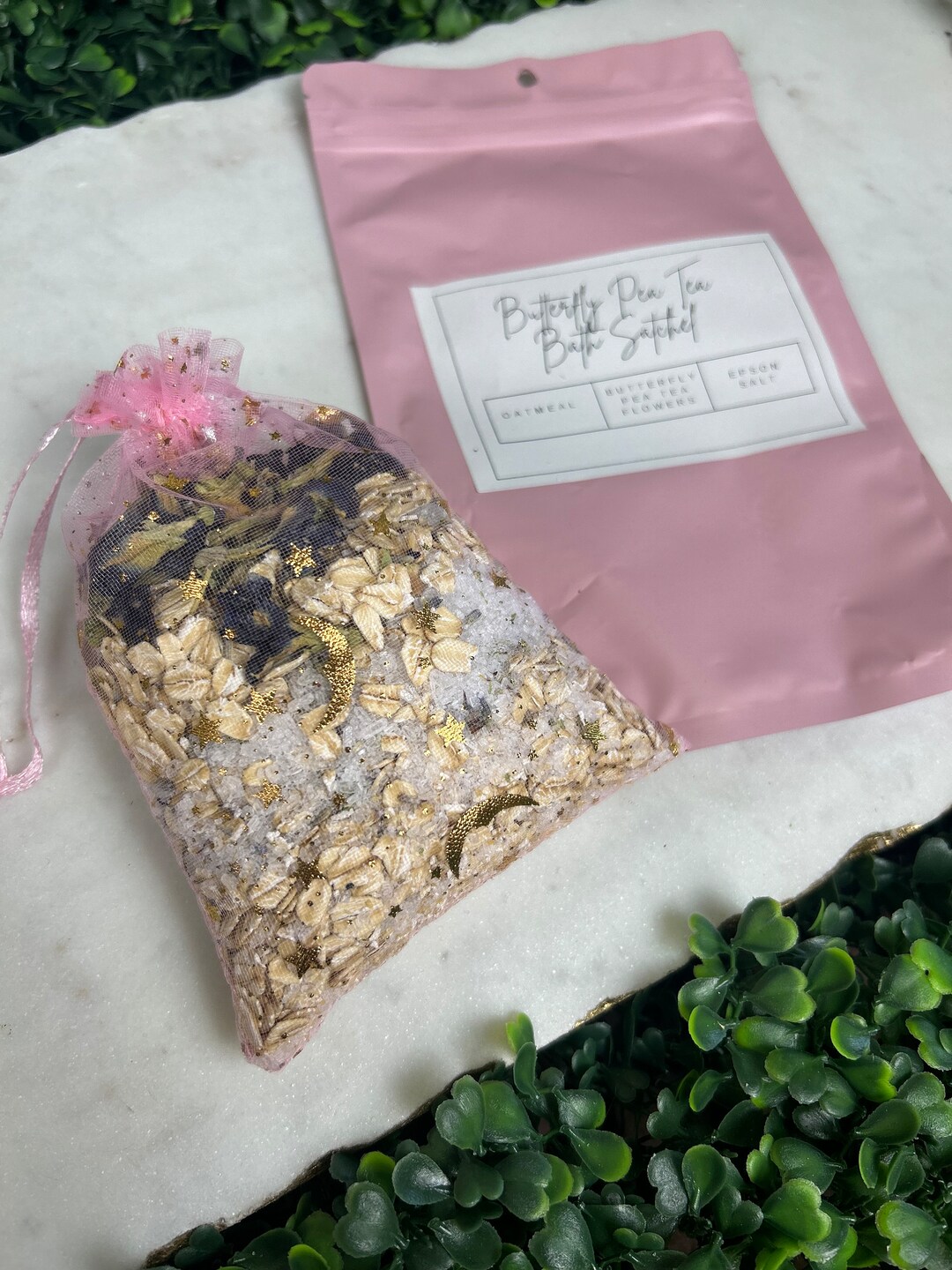 Blue Butterfly Pea Tea Bath Bag, Tea Soak, Bath Tea Soak, Ritual Soak ...