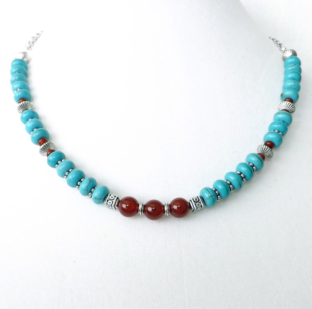 Turquoise Southwest Necklace Sundance Style Layering - Etsy