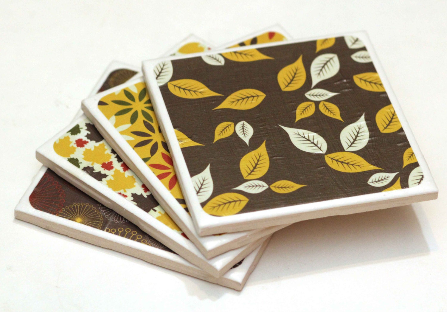 Thanksgiving coasters Fall Decor Fall Coasters set of 4 | Etsy