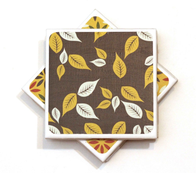 Thanksgiving coasters Fall Decor Fall Coasters set of 4 | Etsy