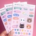 Planner Stickers - Cute and Kawaii Journal and Planner Sticker Sheet - Etsy