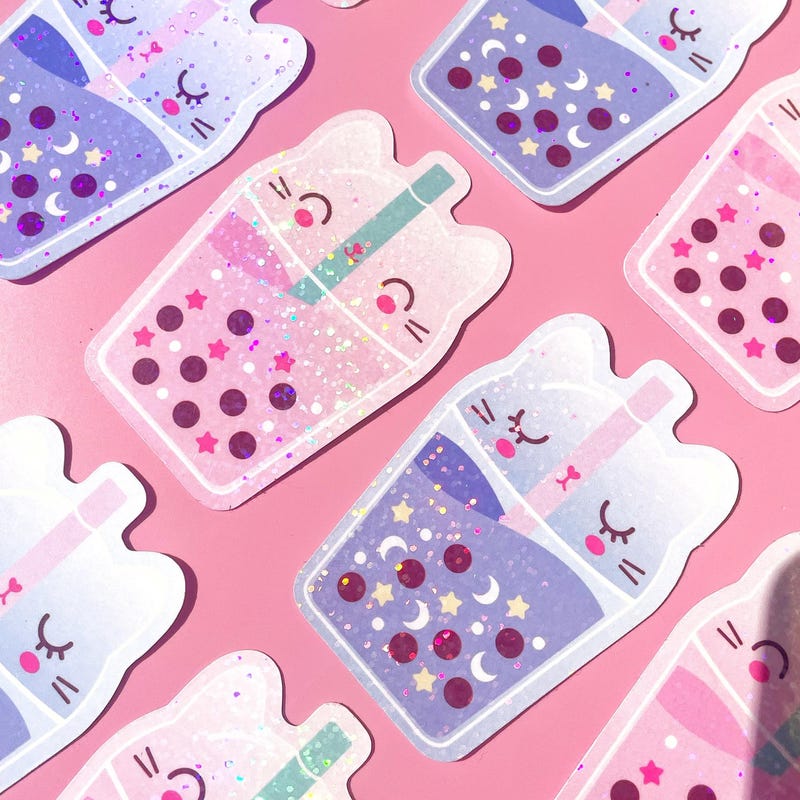 Tea and Cats Stickers - Etsy UK