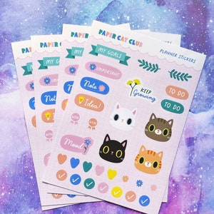 Planner Stickers - Cute and Kawaii Journal and Planner Sticker Sheet - Etsy