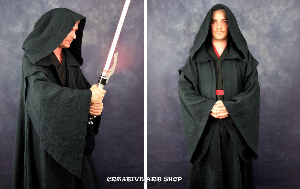 Traditional Jedi or Sith Robe With Hood | Etsy Australia