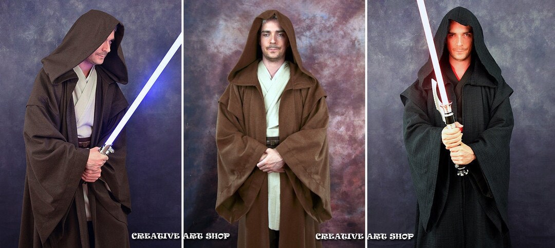 Traditional Jedi or Sith Robe With Hood - Etsy
