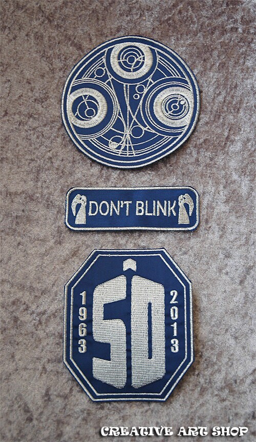 Inspired Doctor Who 50 Years Celebration Sew on Patch | Etsy
