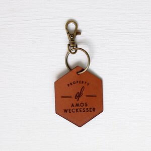 Custom Leather Tag Keychain personalized Luggage or Backpack - Etsy