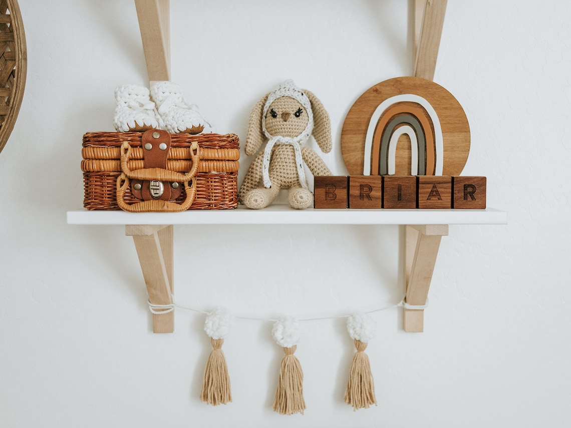 Custom Name Wooden Blocks handmade Personalized Blocks on - Etsy