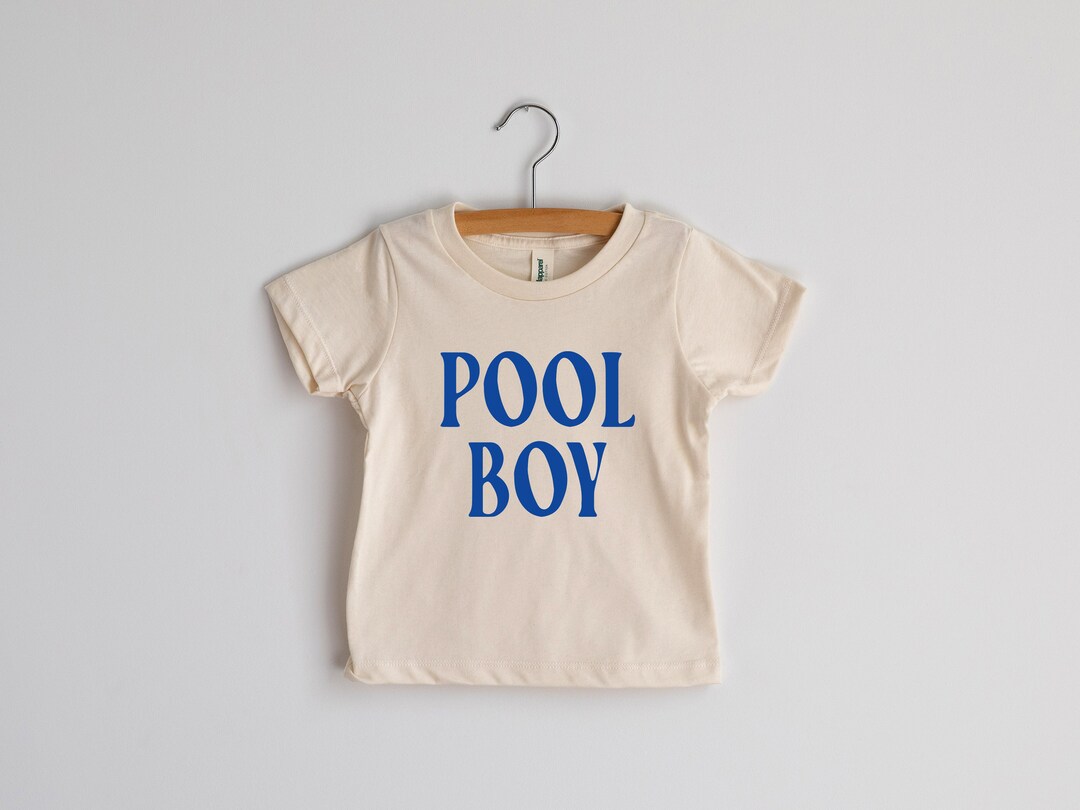 Pool Boy Organic Baby and Kids T-shirt • Modern Summertime Tee for Boys ...