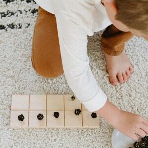 Wooden Ten Frame & Counting Pieces • Handmade Wood Board for ...