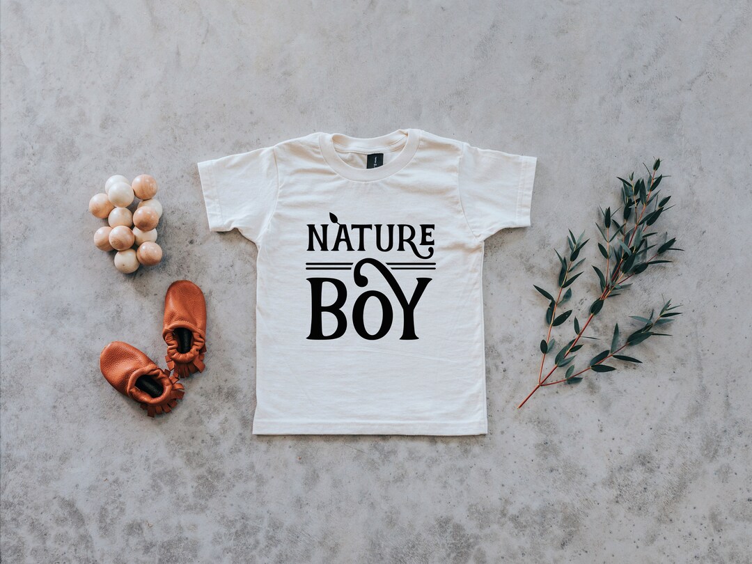 Nature Boy Cream Baby and Kids Tee Organic Cotton Graphic - Etsy